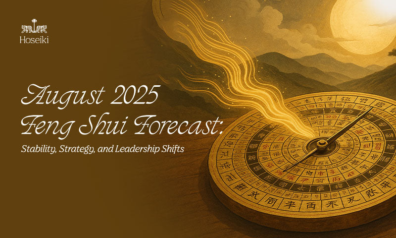 August 2025 Feng Shui Forecast: Stability, Strategy, and Leadership Sh – Hoseiki Jewelry