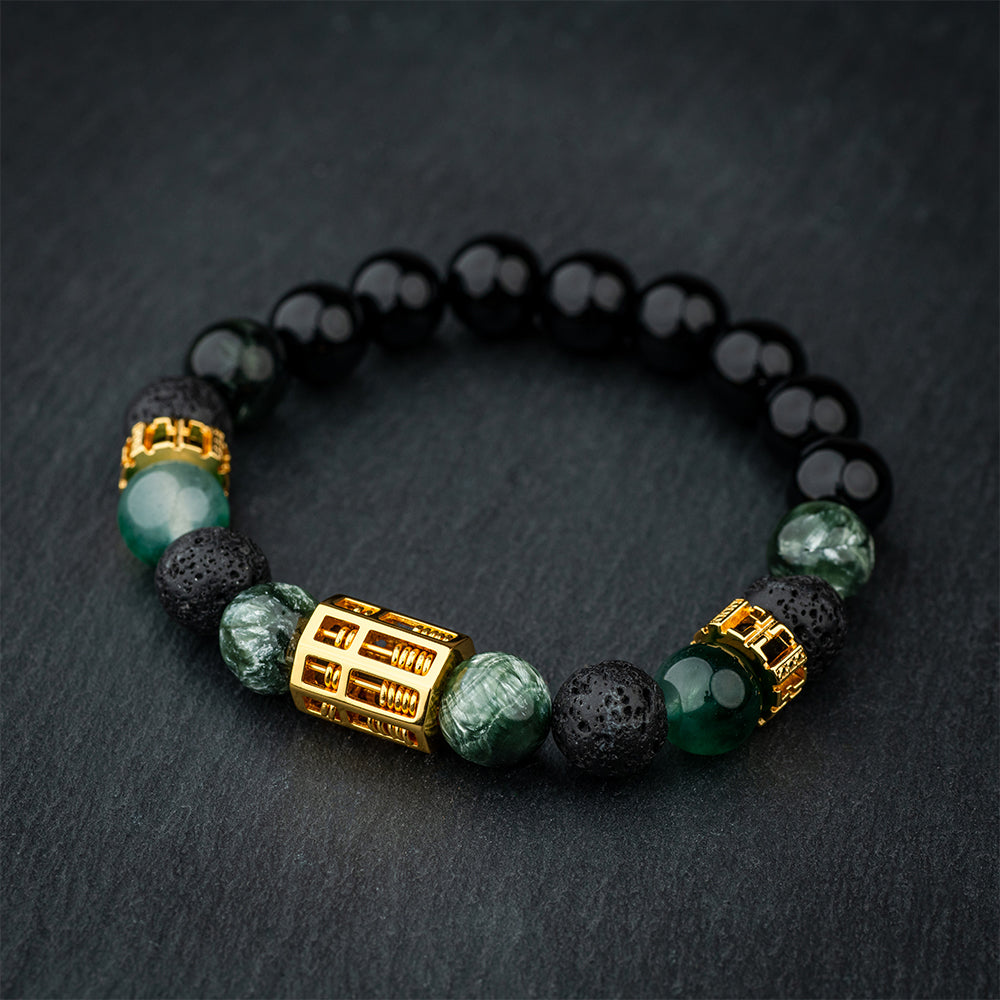 Triple Wealth Abacus Bracelet - The Legion – Hoseiki Jewelry