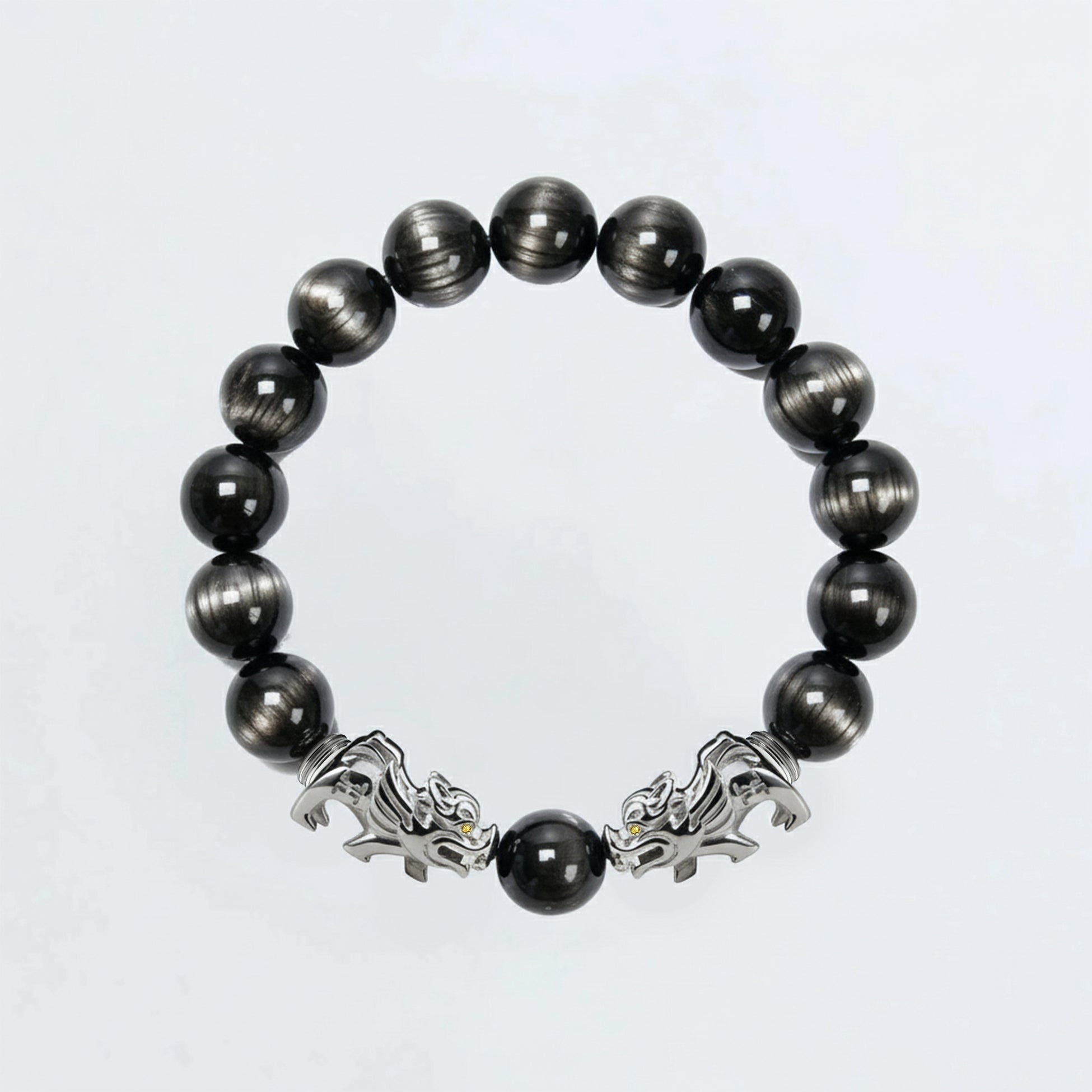 Midnight Aura Hypersthene – The Millionaire Bracelet – Hoseiki Jewelry